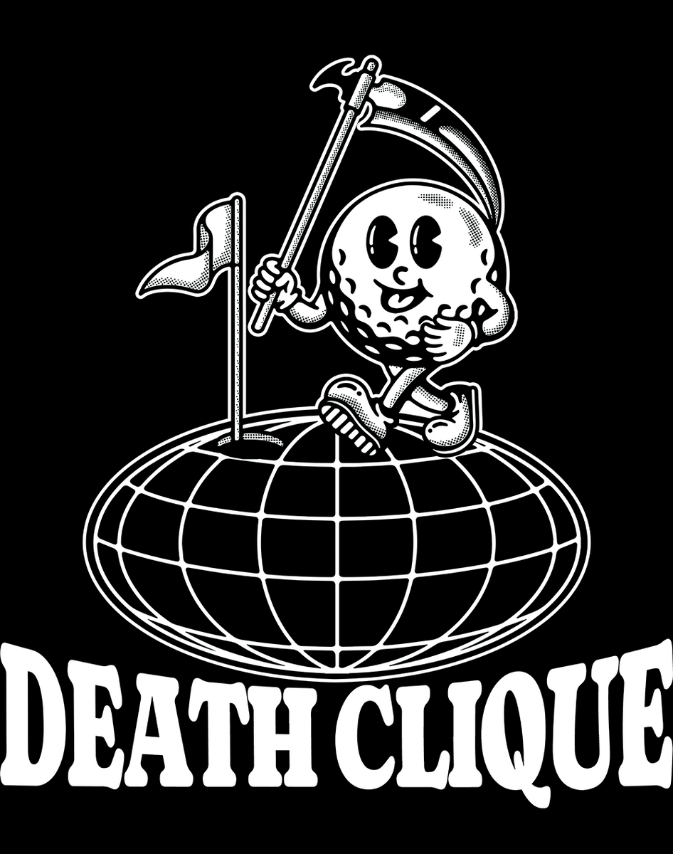 Ball Reaper Golf Polo - Black – Death Clique