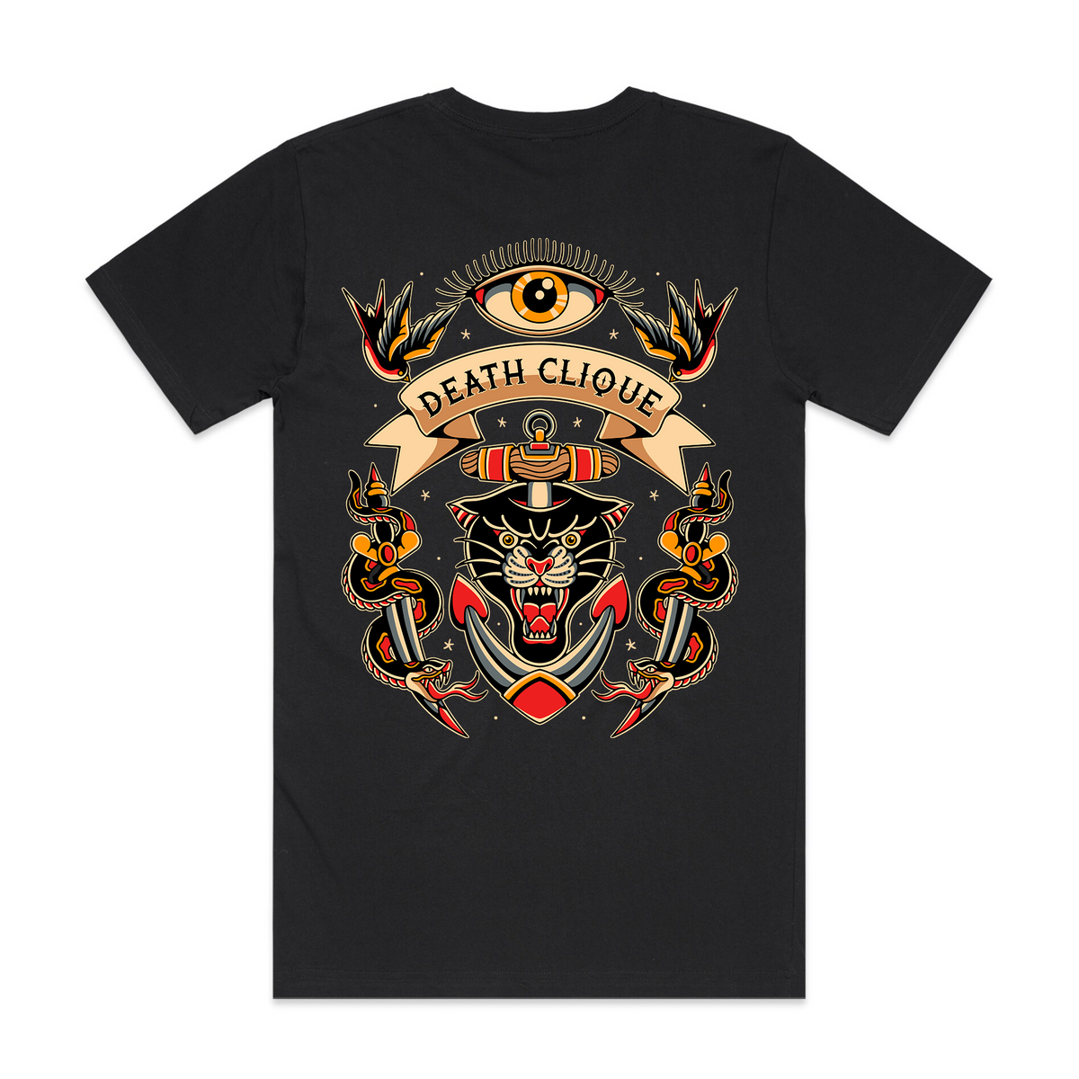 Sailor Panther - Black Tee – Death Clique